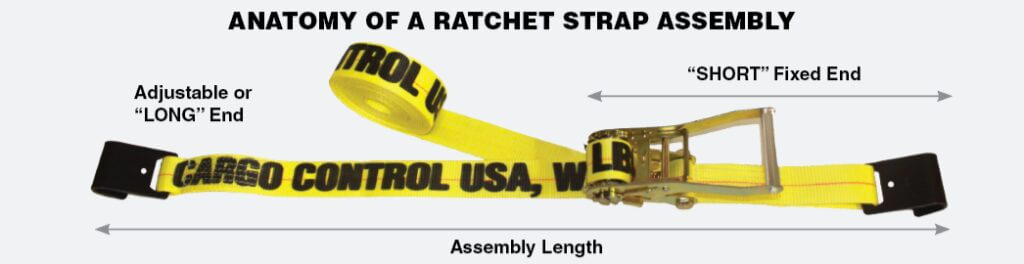 Winch Strap with Wire J-Hook - Cargo Control USA
