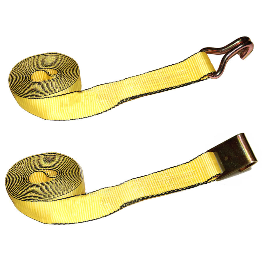 2″ & 4″ Yellow Polyester Replacement Straps - Cargo Control USA